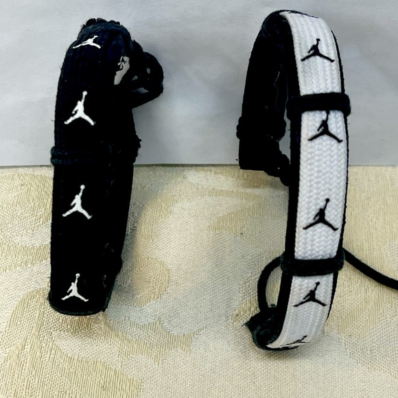 Jordan | Accessories | Set Of 2 Adjustable Air Jordan Wristbands Bracelets | Poshmark